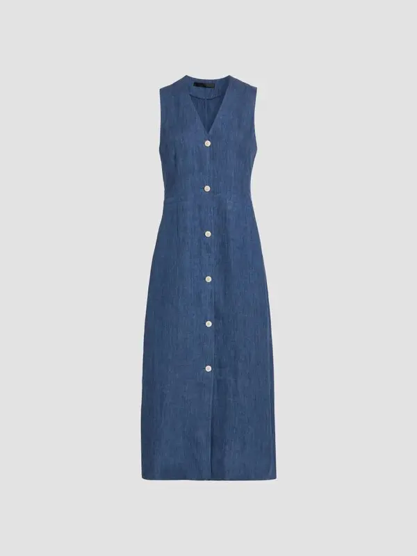 Jenni Kayne Callan Linen Midi-dress