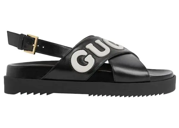 Gucci Crossover Sandal - Black