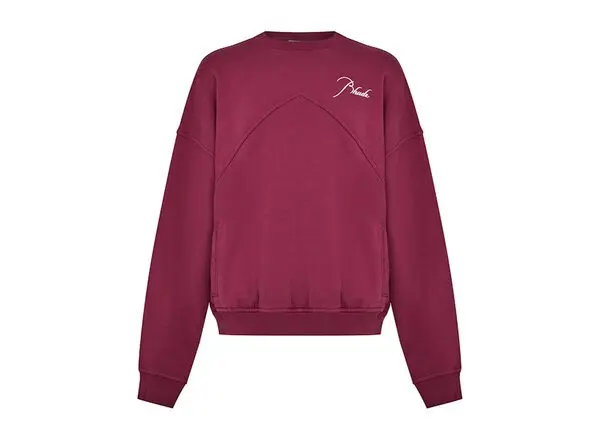 Rhude Logo Signature Paneled Sweatshirt