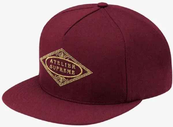 Supreme Atelier 5 Panel Cap - Burgundy