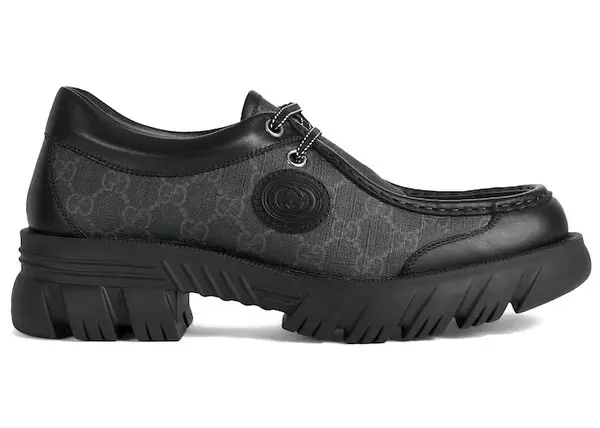 Gucci Gg Monogram Lace Up