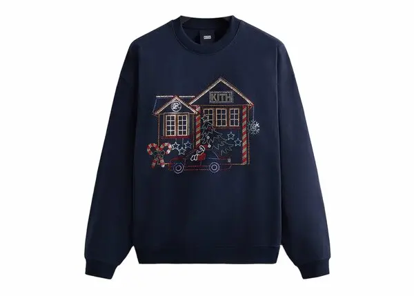 Kith Kithmas Nelson Swarovski Crystals Crewneck Sweatshirt