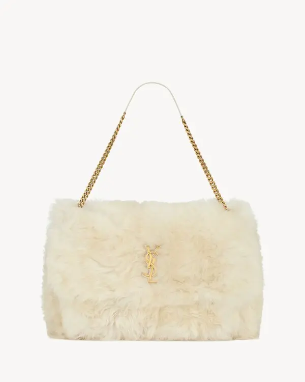 Saint Laurent Niki Oversized Fur Bag