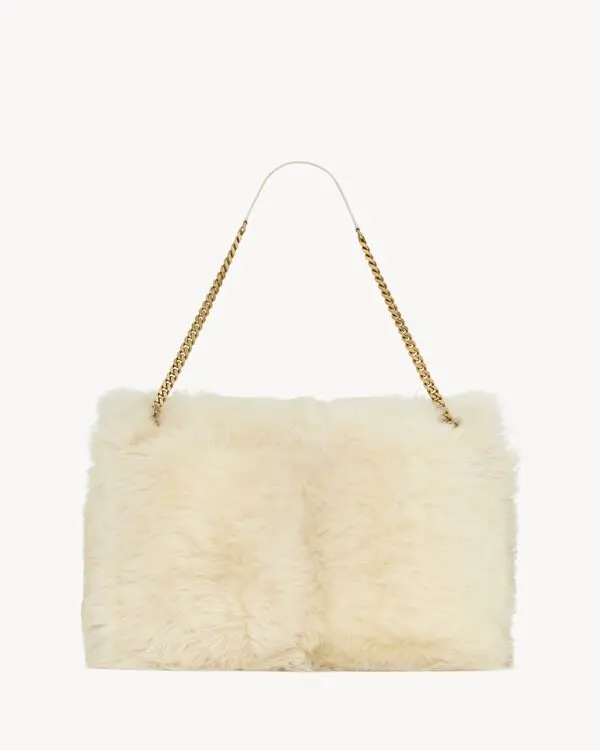 Saint Laurent Niki Oversized Fur Bag