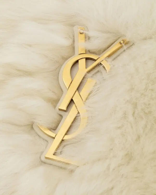 Saint Laurent Niki Oversized Fur Bag