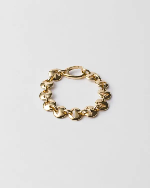 Prada Metal Bracelet - Gold
