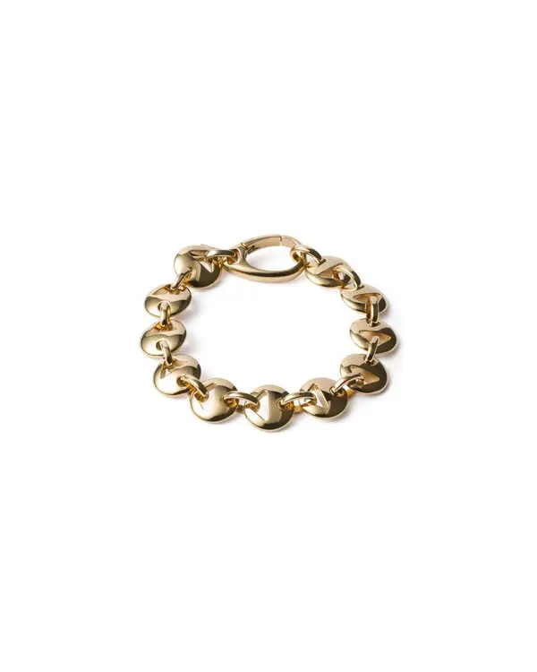 Prada Metal Link Bracelet - Gold/silver