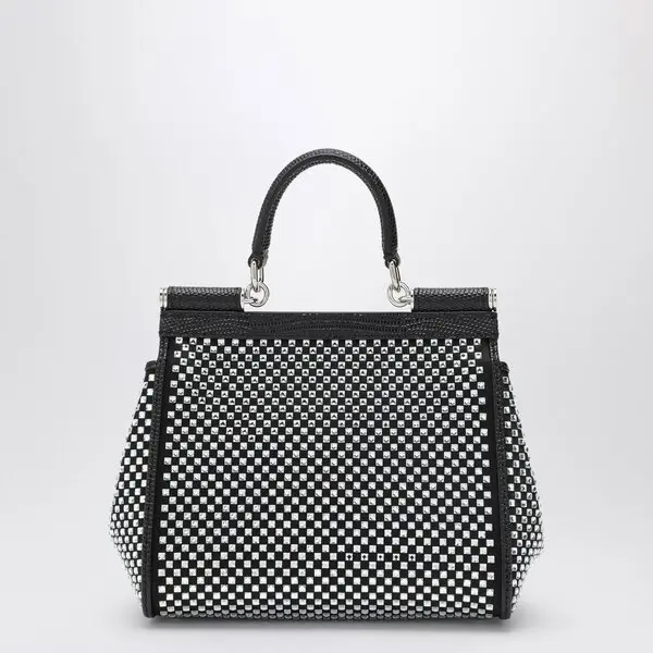 Dolce & Gabbana Sicily Medium Handbag With Crystals