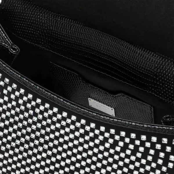 Dolce & Gabbana Sicily Medium Handbag With Crystals