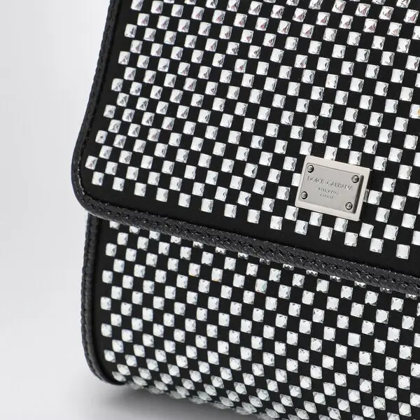 Dolce & Gabbana Sicily Medium Handbag With Crystals