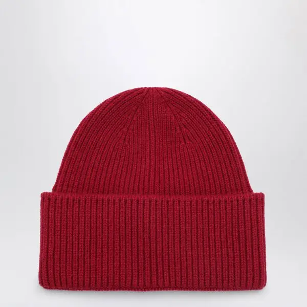 Destin Wool And Cashmere Beanie - Burgundy