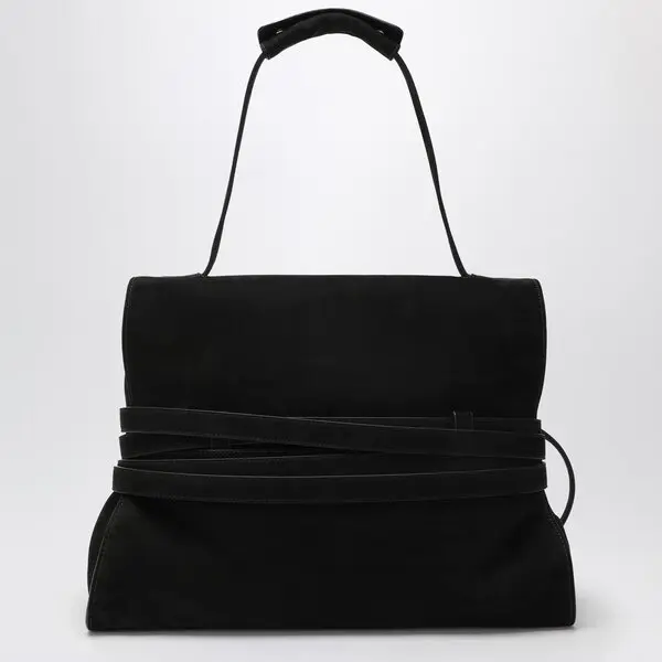 Moschino Small Suede Shoulder Bag