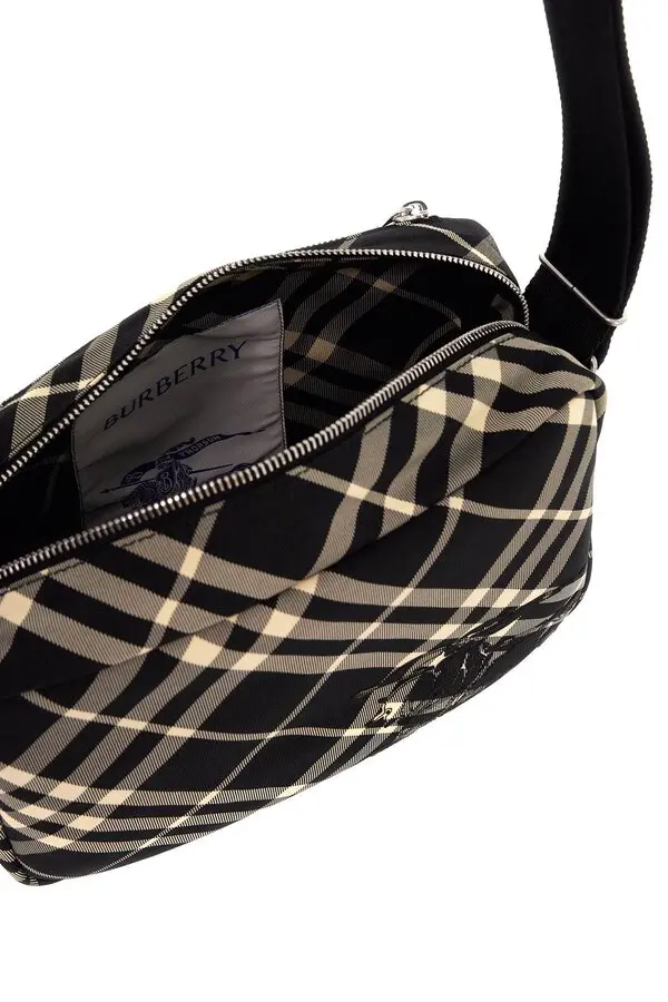 Burberry Shoulder Bag With Check Pattern
