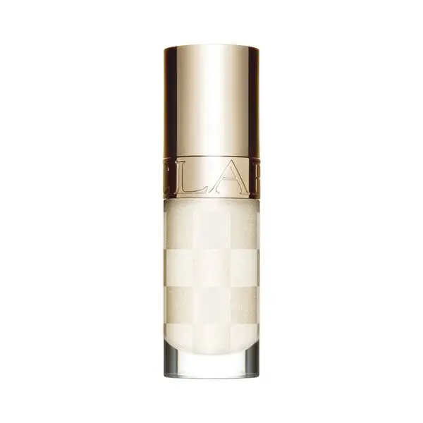 Clarins Black + White Lip Comfort Oil With Shimmer - 24 White