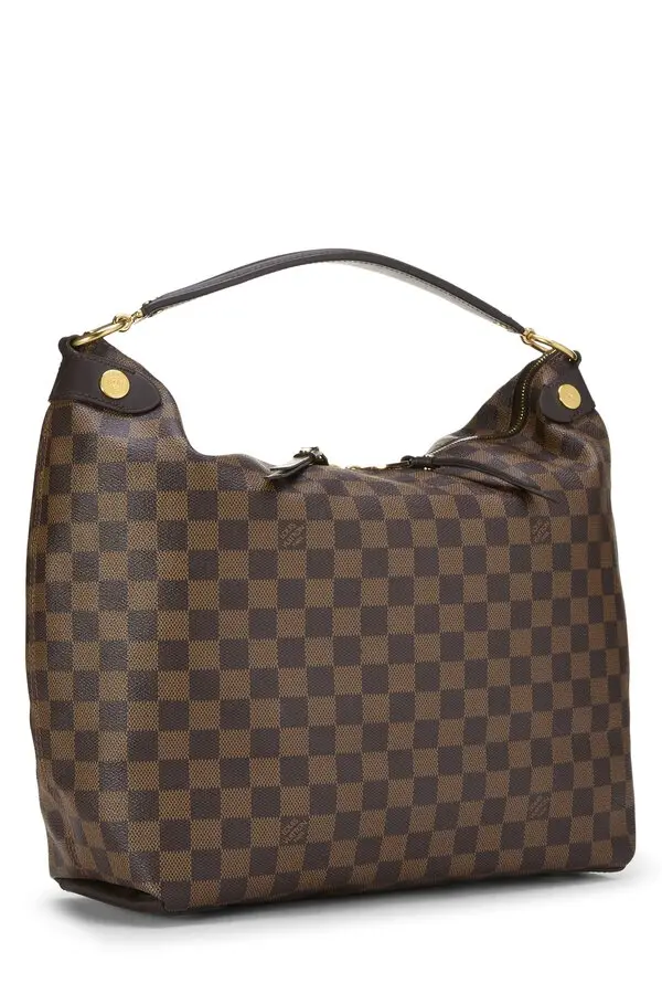 LOUIS VUITTON Damier Ebene Duomo Hobo