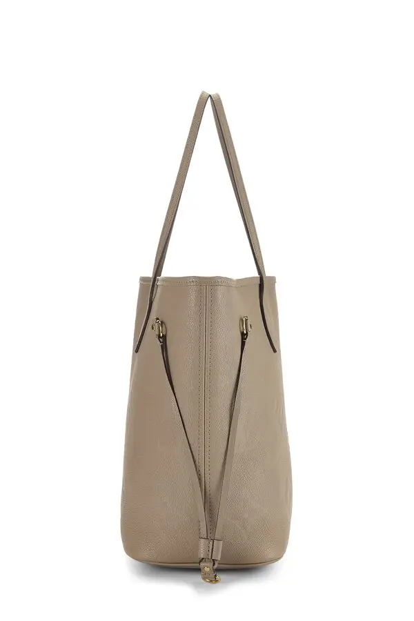 LOUIS VUITTON Giant Monogram Empreinte Neverfull - Grey