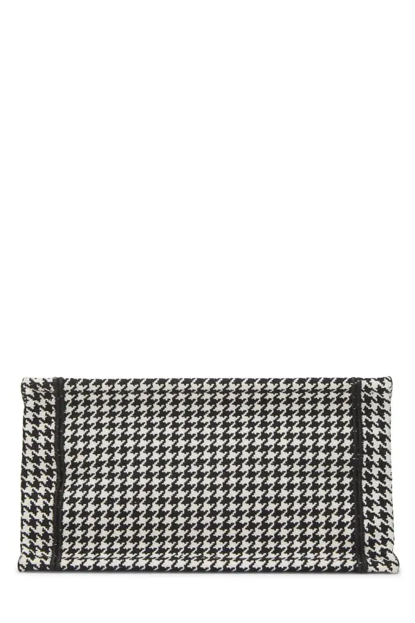 Dior Houndstooth Book Tote - Black