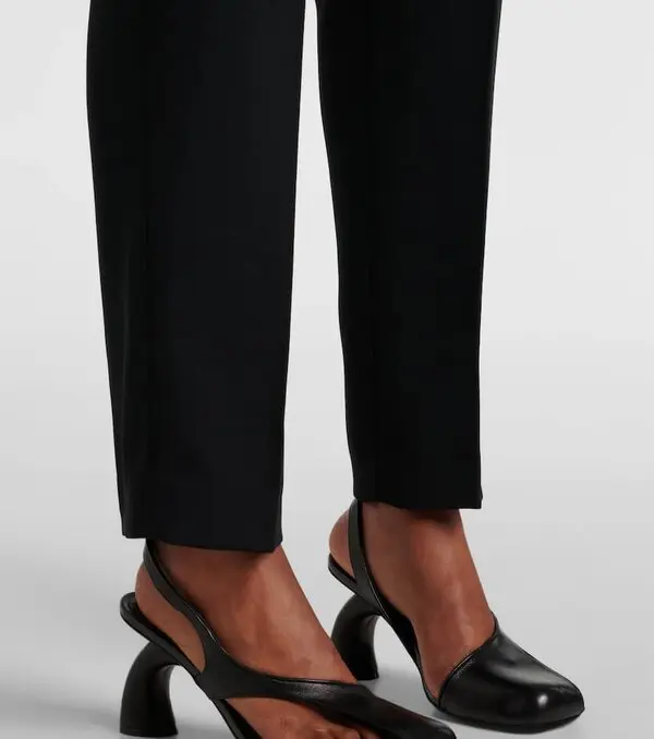 Dries Van Noten Pleated Slim Pants - Black