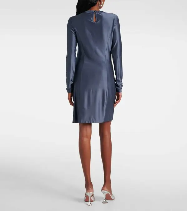 Rabanne Gathered Jersey Minidress