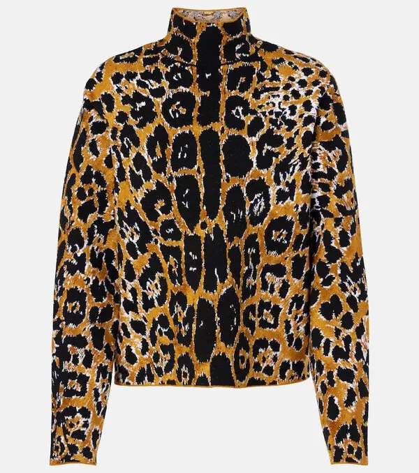 Alaïa Leopard Jacquard Sweater