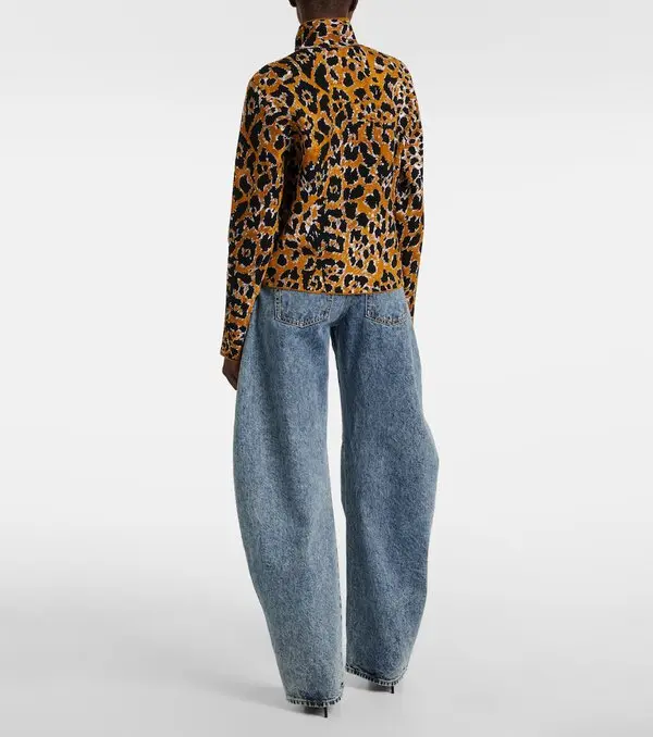 Alaïa Leopard Jacquard Sweater