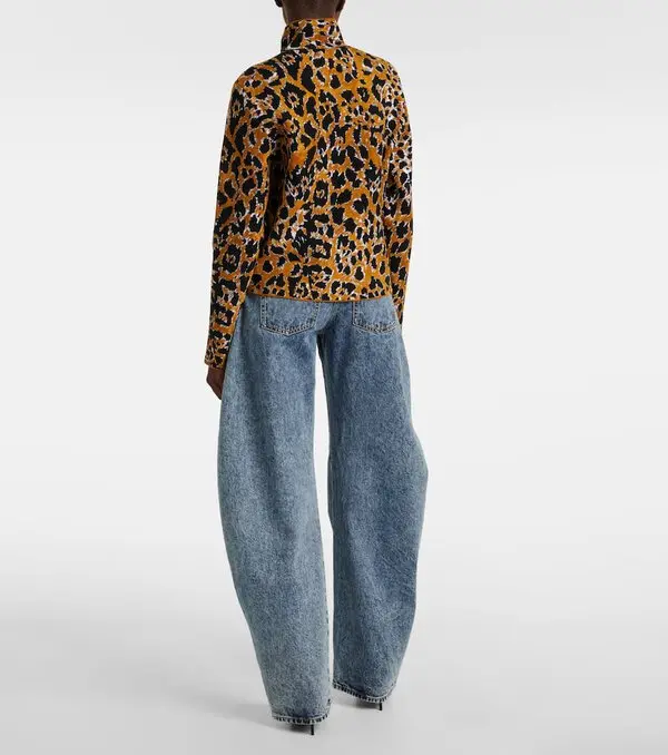 Alaïa Leopard Jacquard Sweater