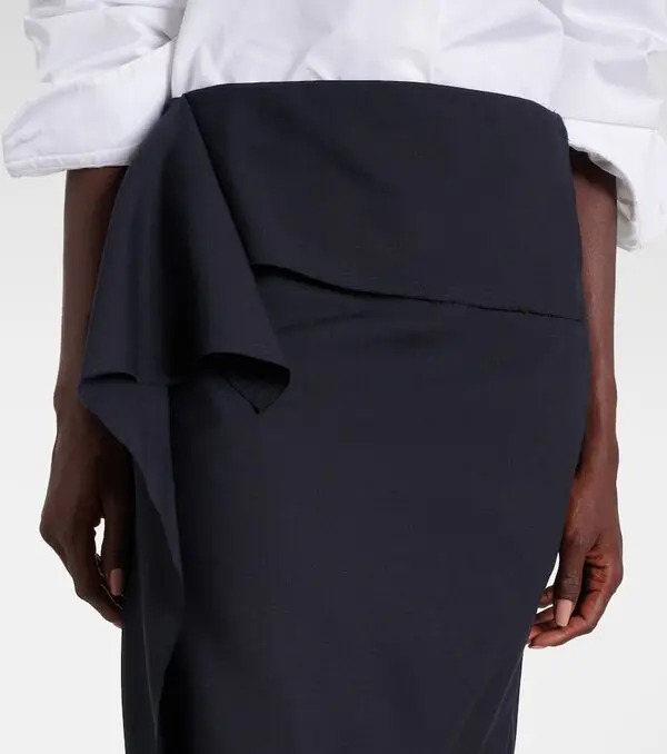 Plan C Wool Wrap Skirt