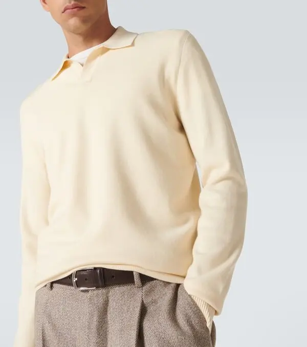 Loro Piana Wool Polo Sweater