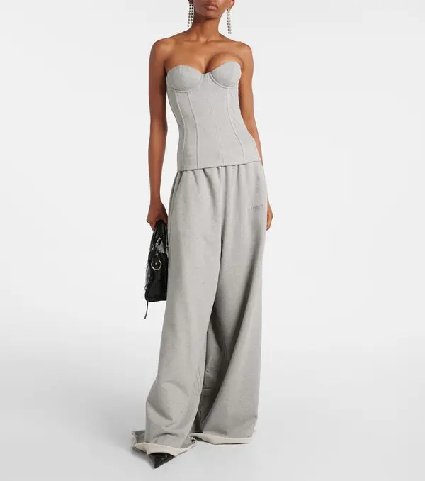 Vetements Oversized Cotton-blend Jersey Sweatpants