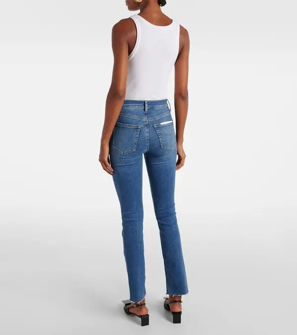 FRAME Le High Straight Slim Jeans