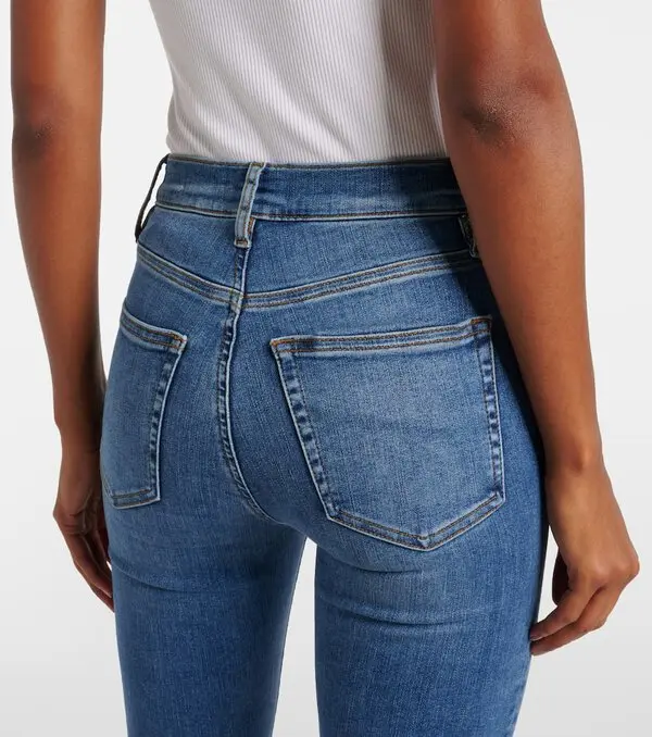 FRAME Le High Straight Slim Jeans