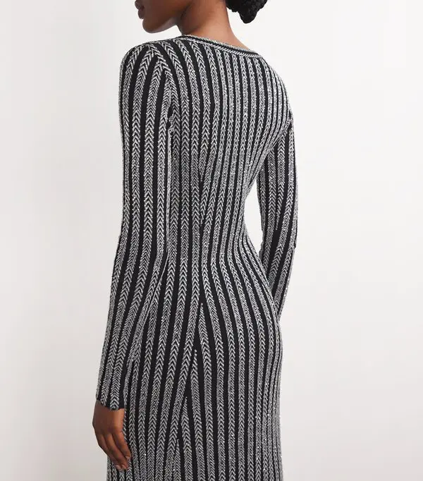 halter dress midi Donna Karan Women's Sleeveless Midi Halter Dress in Nightfall Multi