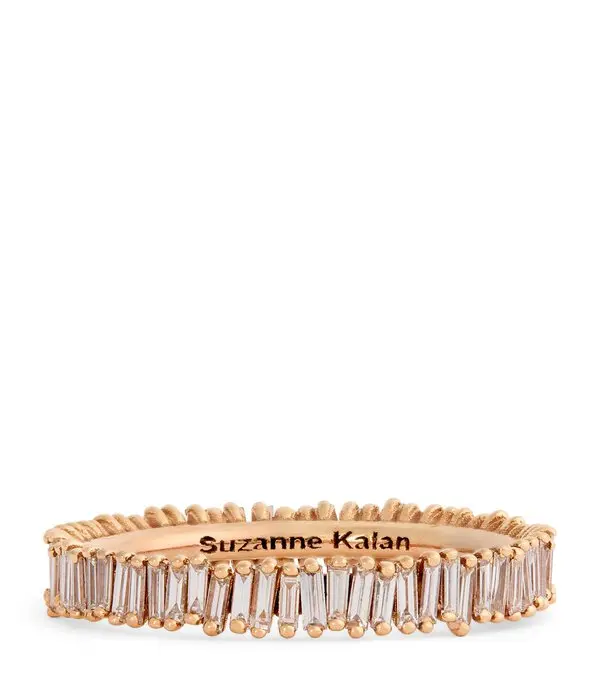 SUZANNE KALAN 18k Diamond Eternity Ring - Rose Gold