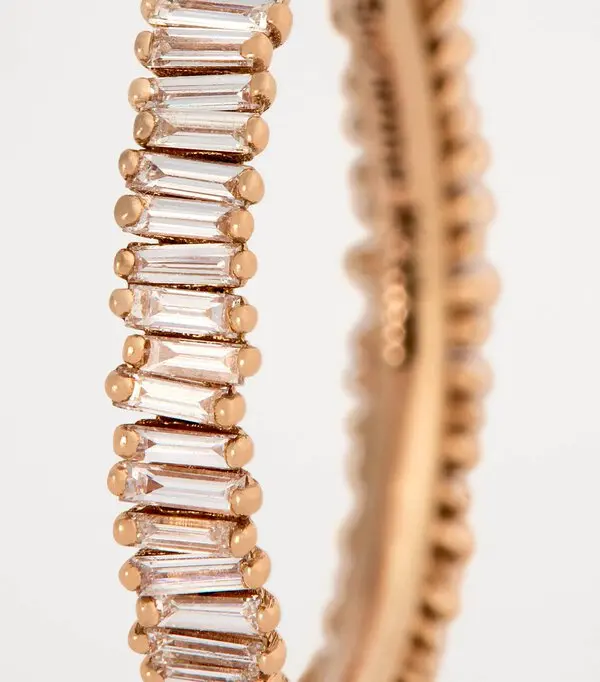 SUZANNE KALAN 18k Diamond Eternity Ring - Rose Gold