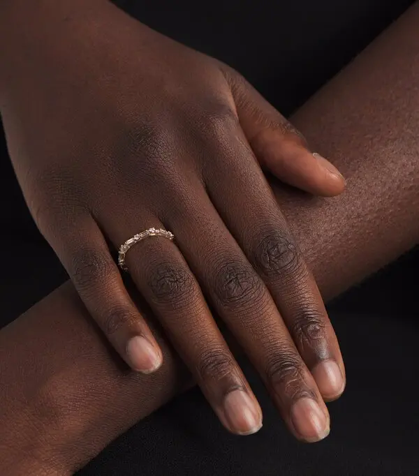 SUZANNE KALAN Diamond Eternity Ring - Rose Gold