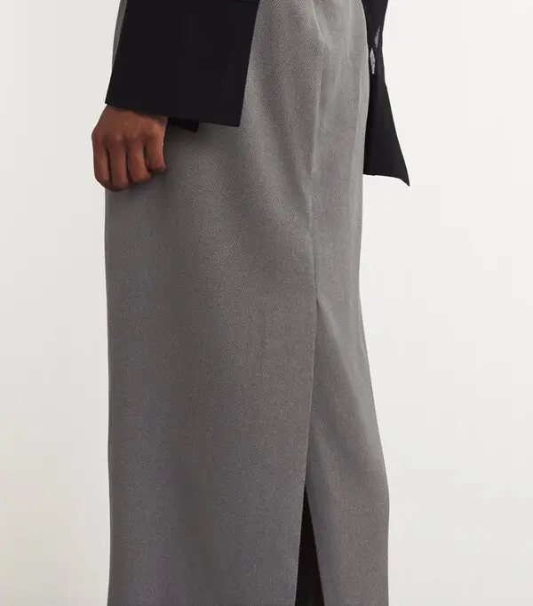 LE17SEPTEMBRE Twill Belted Pencil Skirt