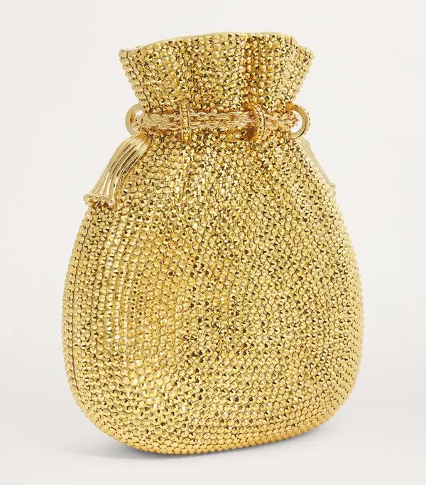 Judith Leiber British Money Bags Novelty Clutch - Gold