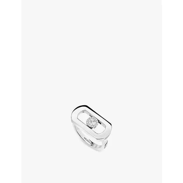 Messika So Move 18ct Gold And Diamond Ring - White Gold