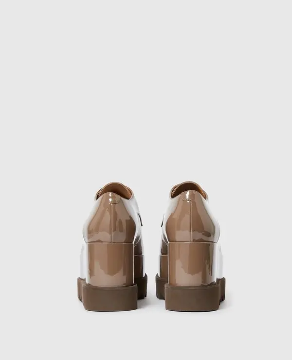 Stella McCartney Limited Edition Elyse Monochrome Platforms - Caffe Latte