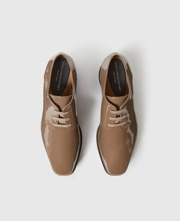 Stella McCartney Limited Edition Elyse Monochrome Platforms - Caffe Latte