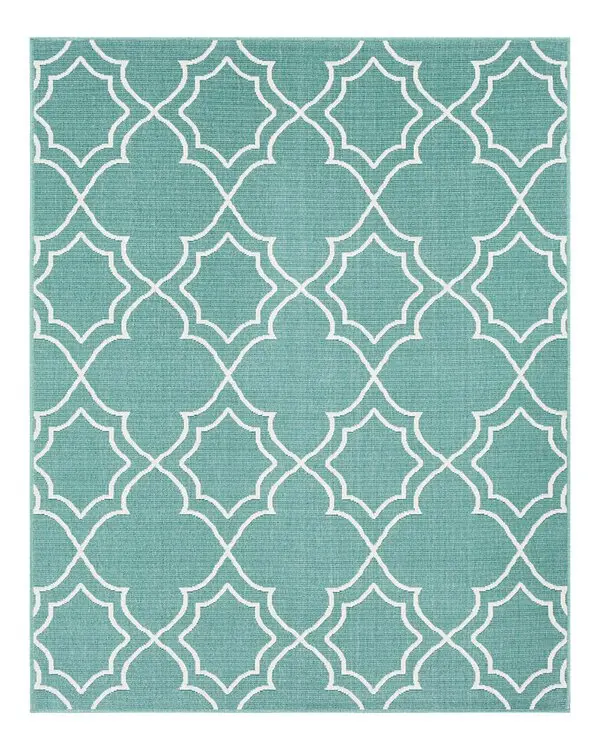 LIVABLISS Alfresco Alf-h Area Rug, 3'7 X 5'7 - Teal