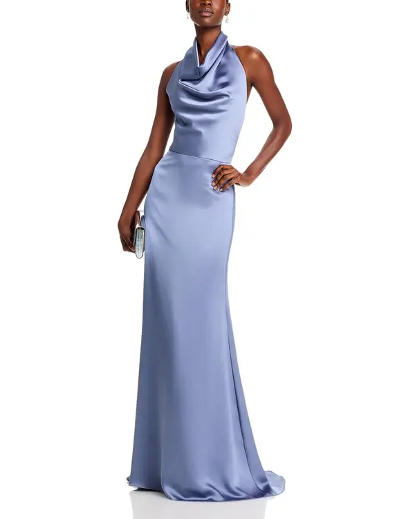 Amsale Dresses Amsale Slate Amsale Bridesmaid Dress P727S Bella Bridesmaids