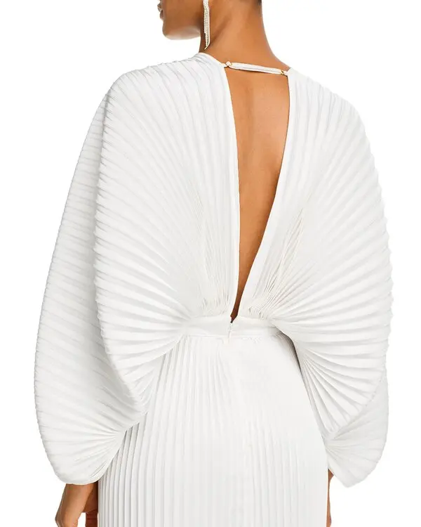 L'IDEE Versailles Pleated Gown - Ivory