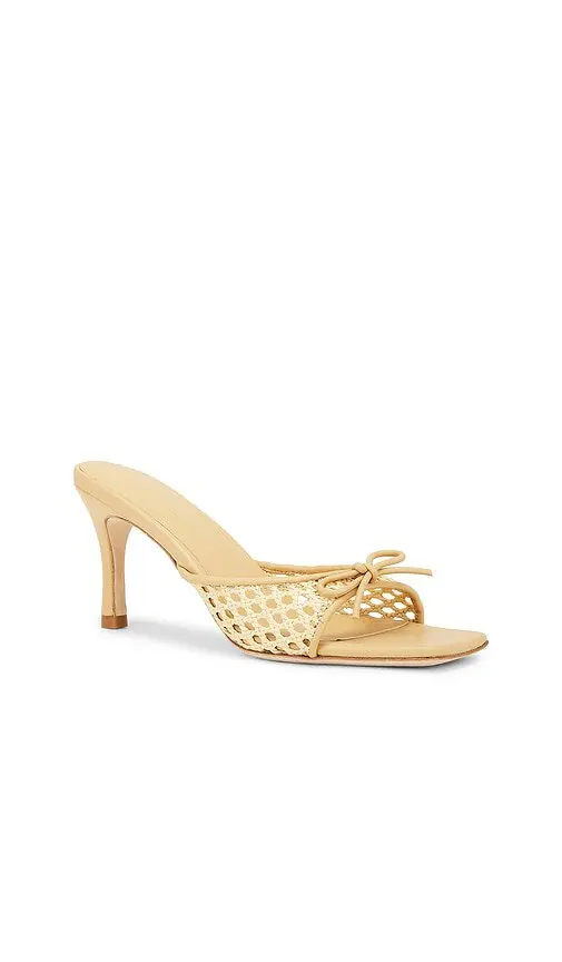 Raye Square Toe Bow Detail High Heel Sandals