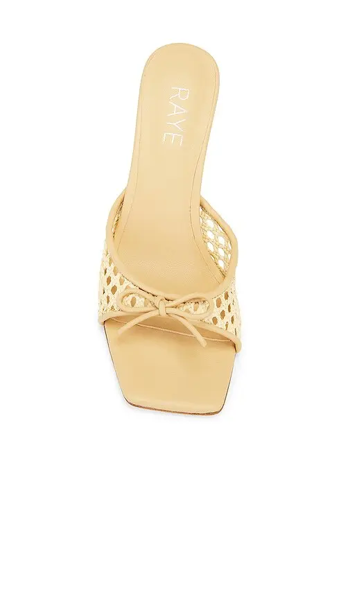 Raye Square Toe Bow Detail High Heel Sandals