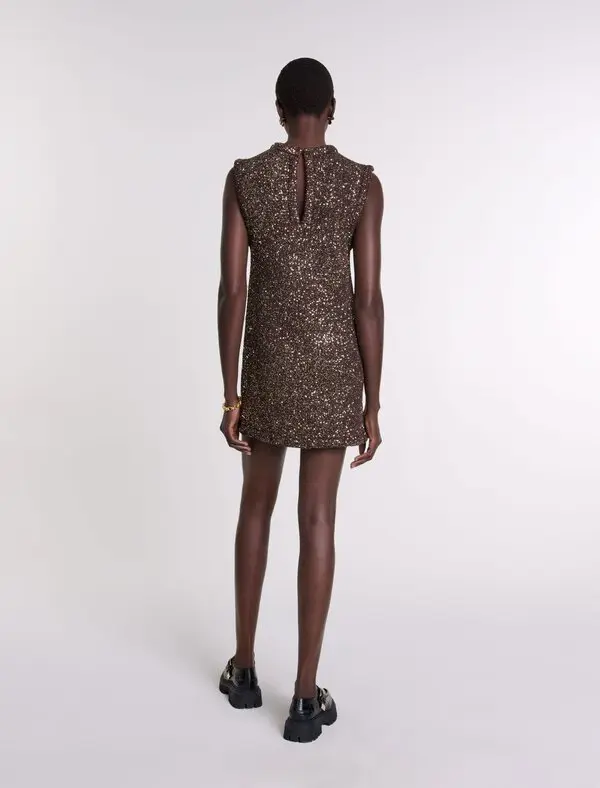 Maje Short Sequin Dress