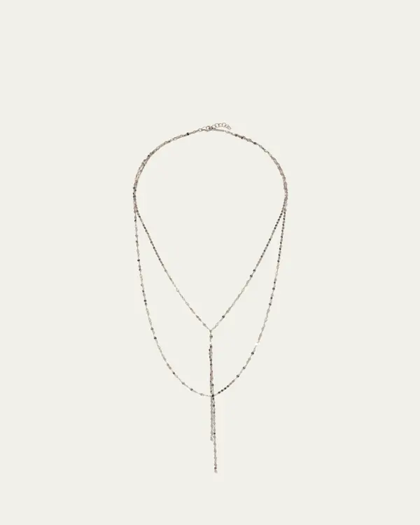Lana Jewelry 14k Blake Necklace - White Gold