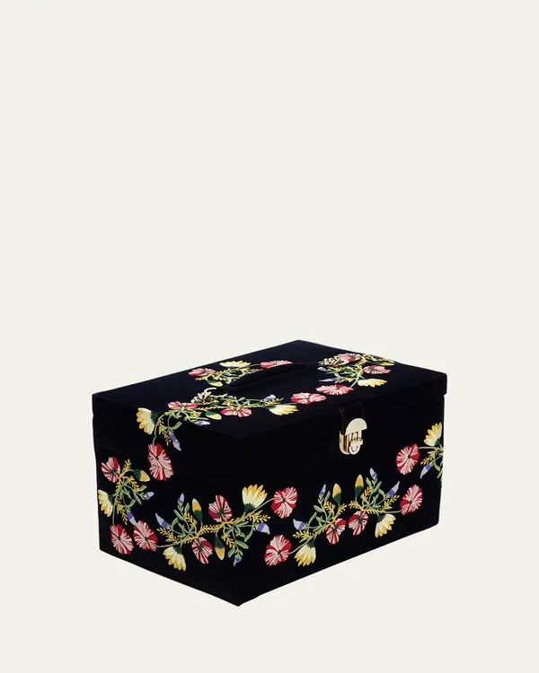 Wolf Zoe Large Jewelry Box - Indigo