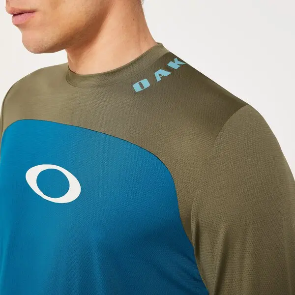 Oakley Free Ride Rc Ls Jersey - Green