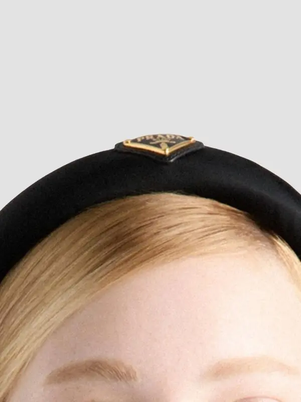 Prada Re-nylon Headband - Black